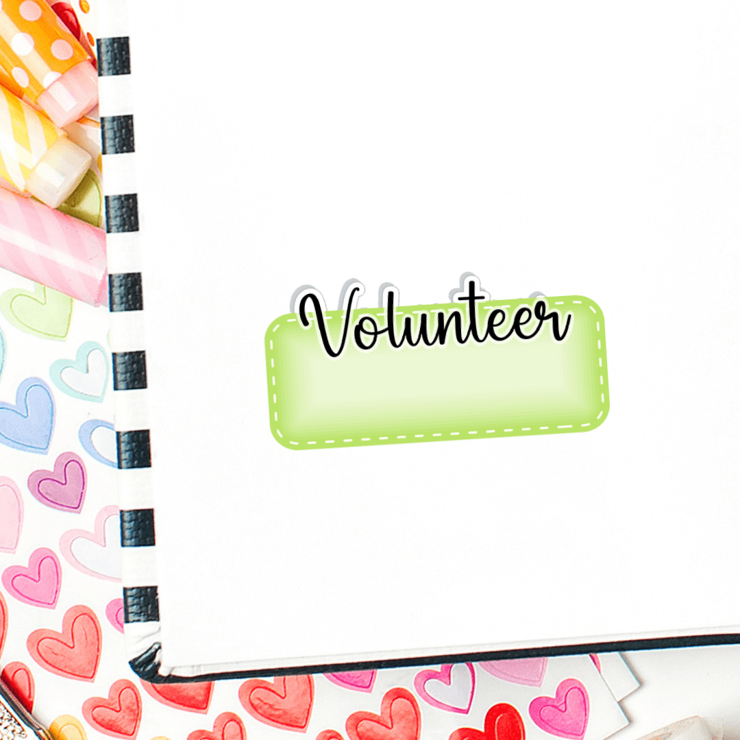 Volunteer Planner Stickers – PlannerChickDesigns