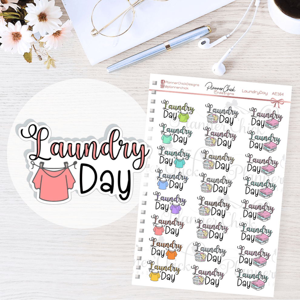 Laundry Day – PlannerChickDesigns