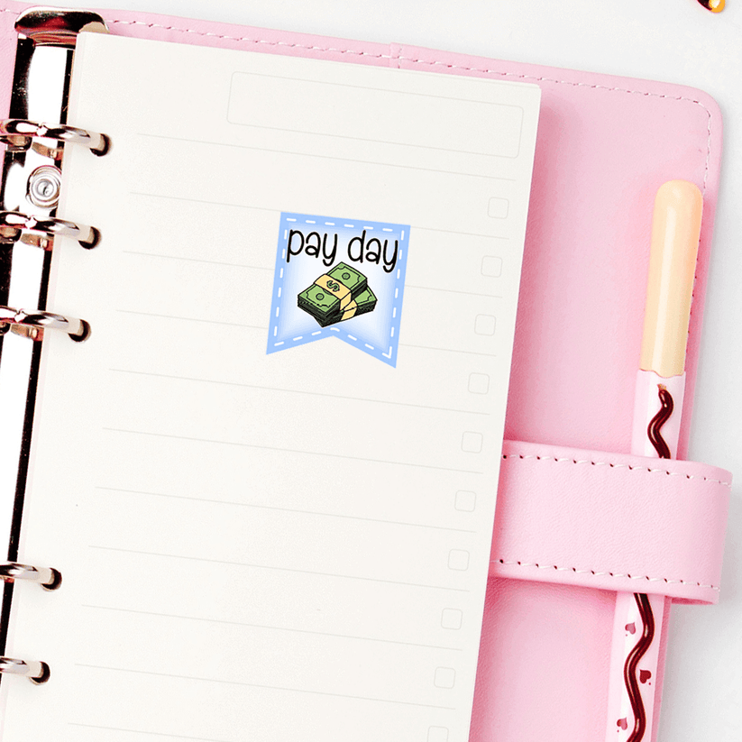 Pay Day Flags – PlannerChickDesigns