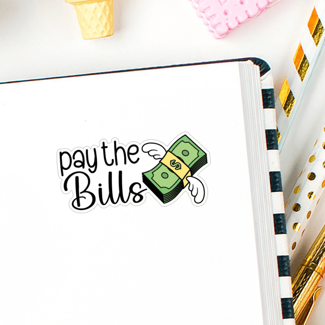 Pay the Bills Planner Stickers – PlannerChickDesigns