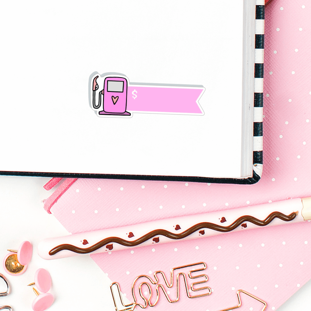 Gas Pump Labels Planner Stickers – PlannerChickDesigns