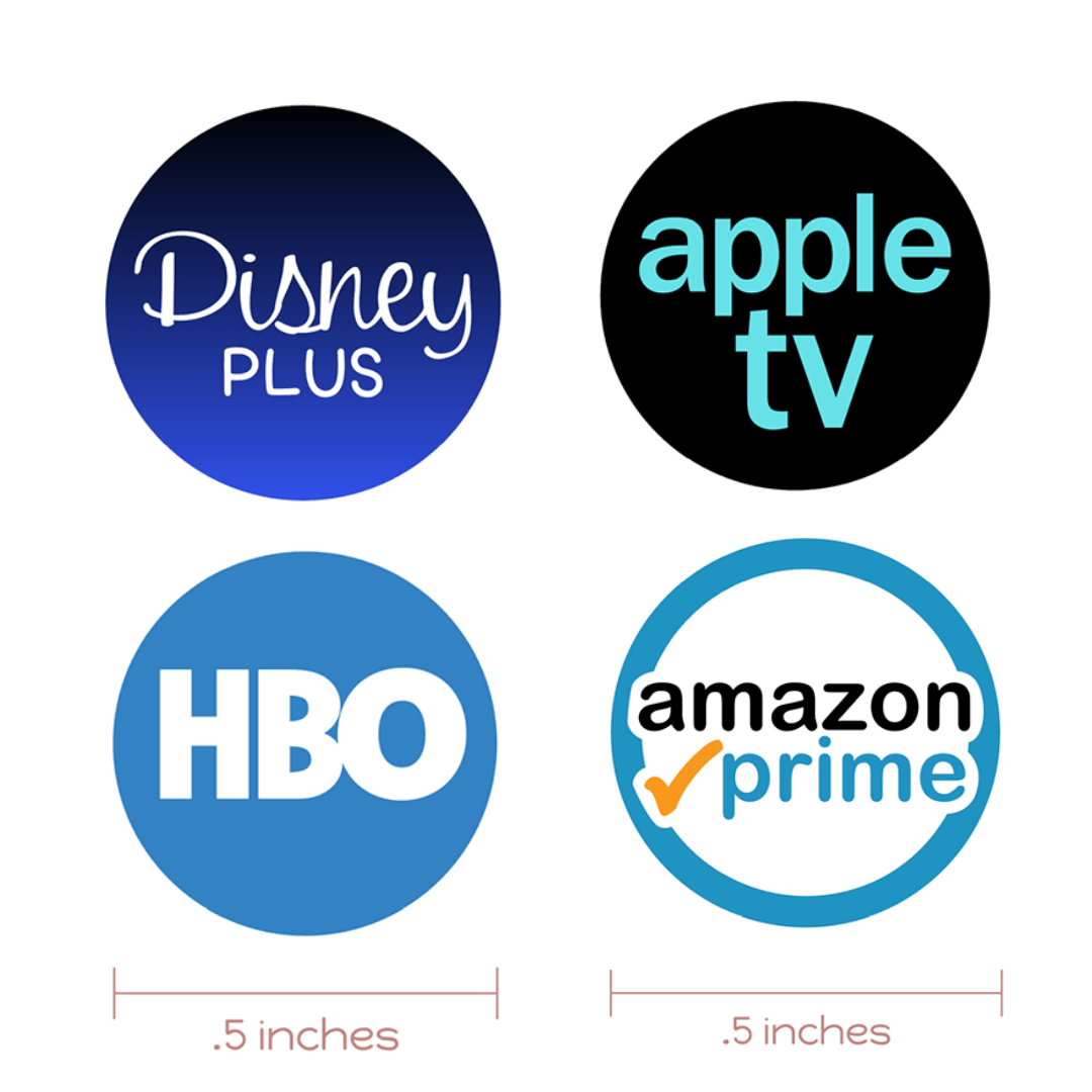 Mini Stickers ~ Streaming Services Icons – PlannerChickDesigns