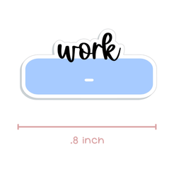 Mini Stickers ~ Work Hours – PlannerChickDesigns