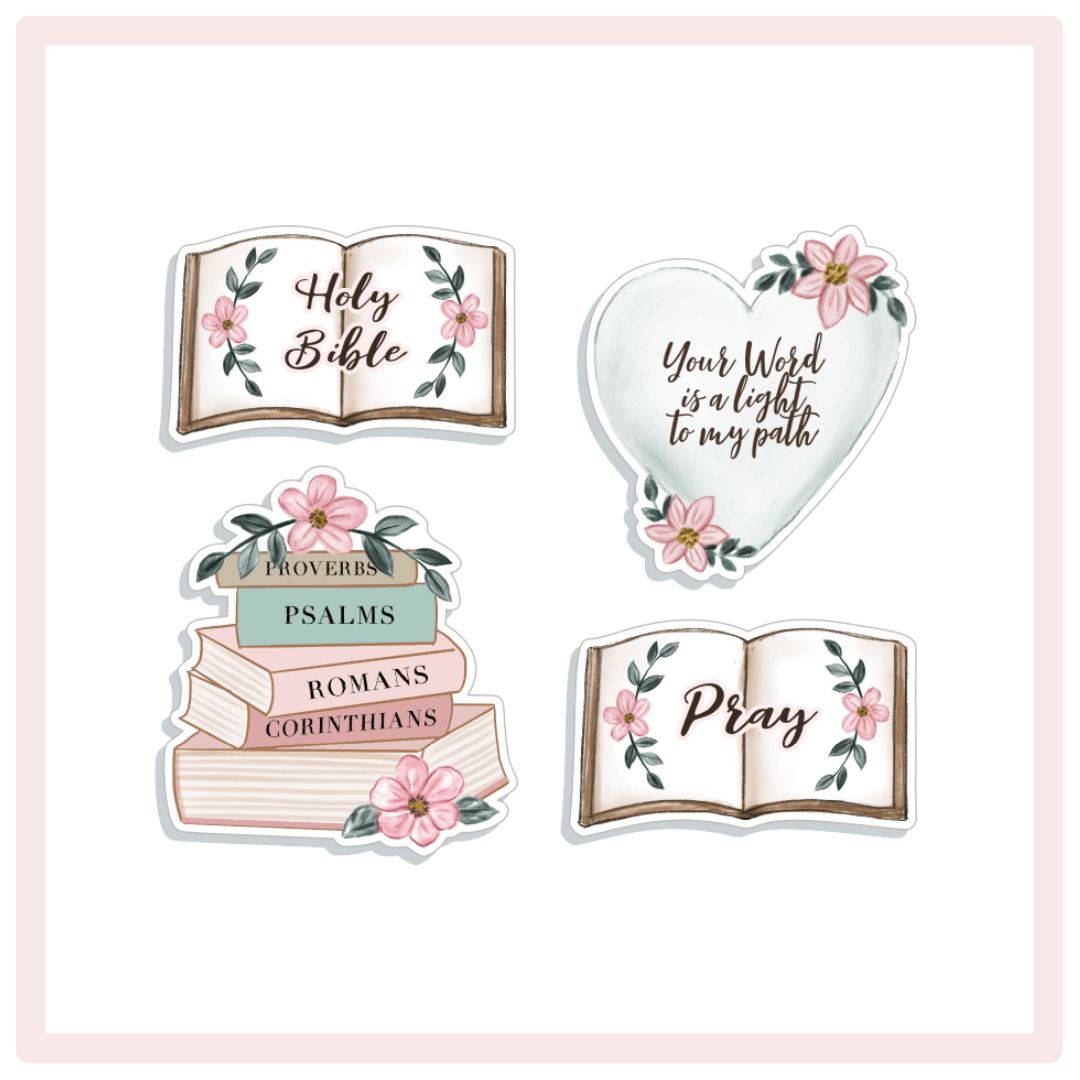 Pretty Faith-Based Stickers – PlannerChickDesigns