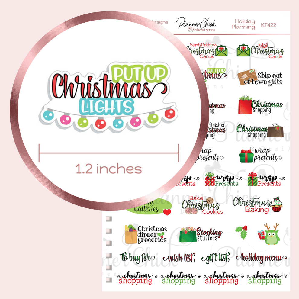 Holiday Planning Kit – PlannerChickDesigns
